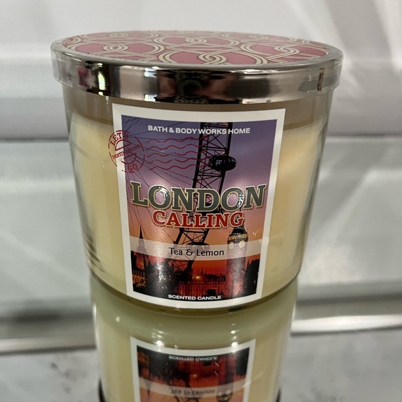 Other | Bath Body Works London Calling Tea Lemon Scented Candle | Poshmark